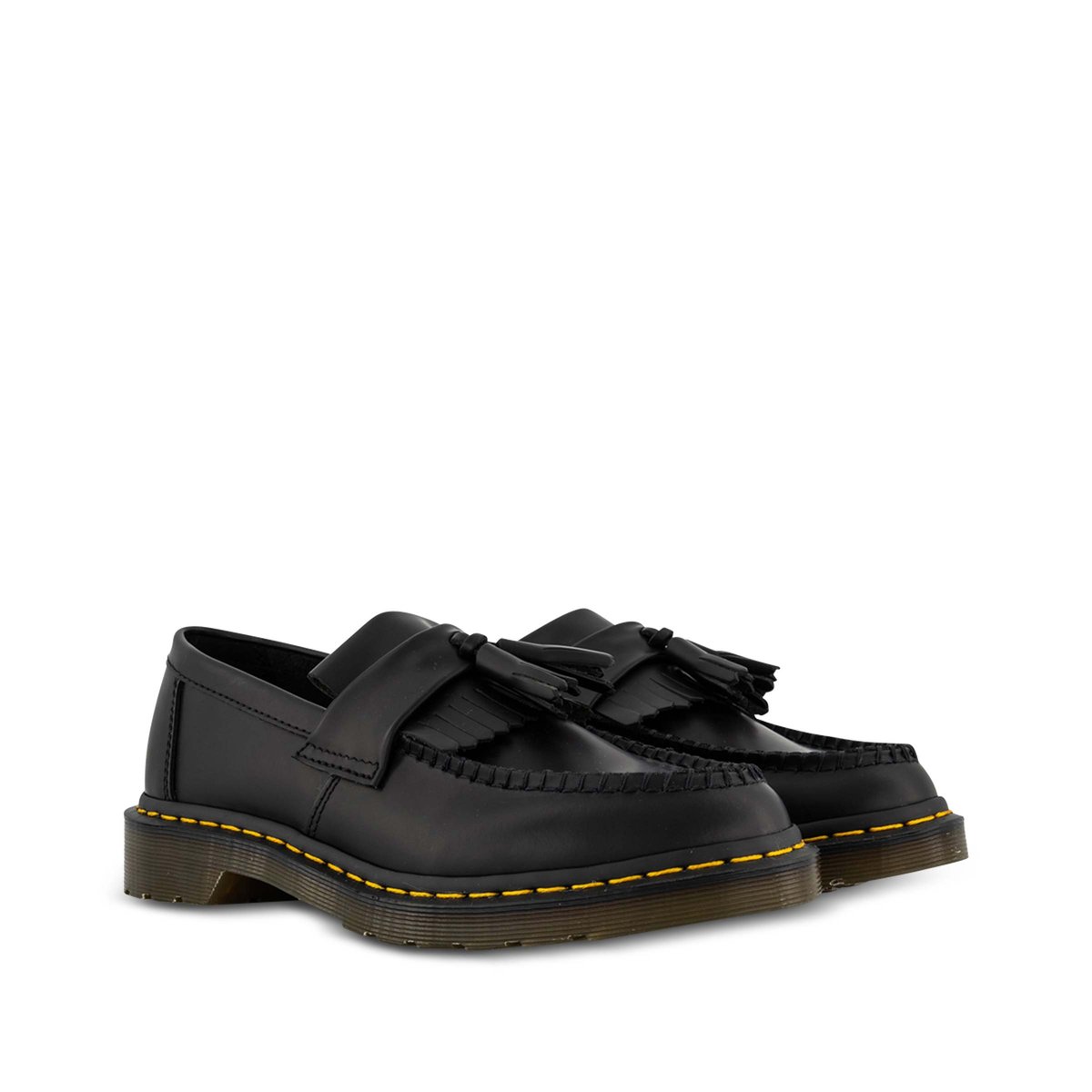 Adrian Tassel Loafer Black Smooth | SUBTYPE