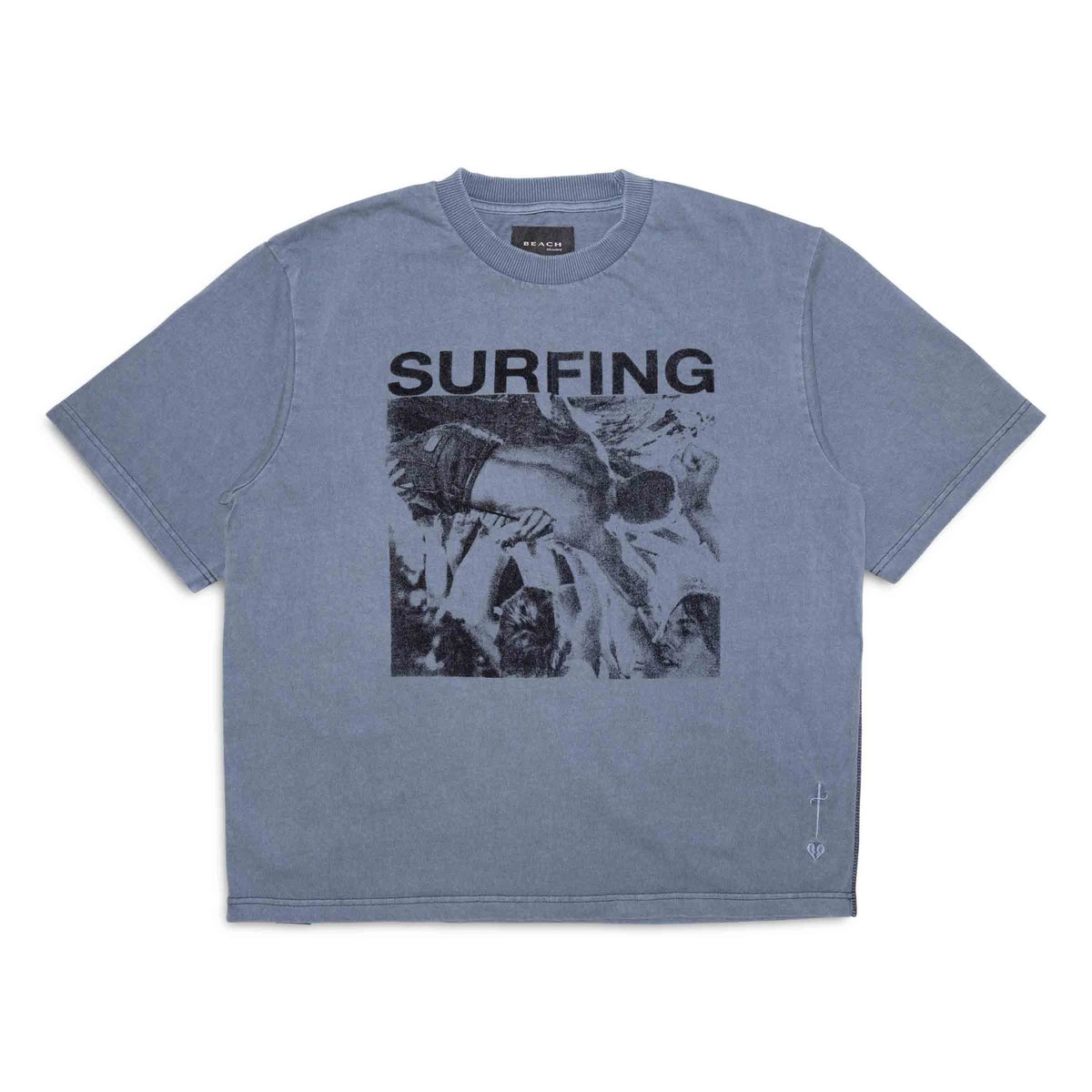 SURFING BOXY TEE Steel Blue | SUBTYPE