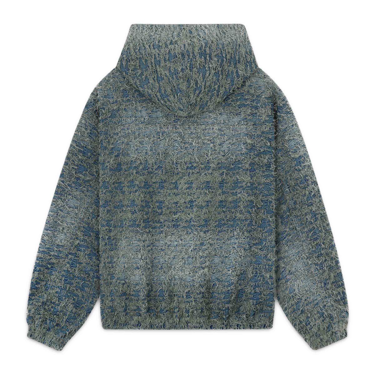 Loose Thread Denim Hoodie Navy | SUBTYPE