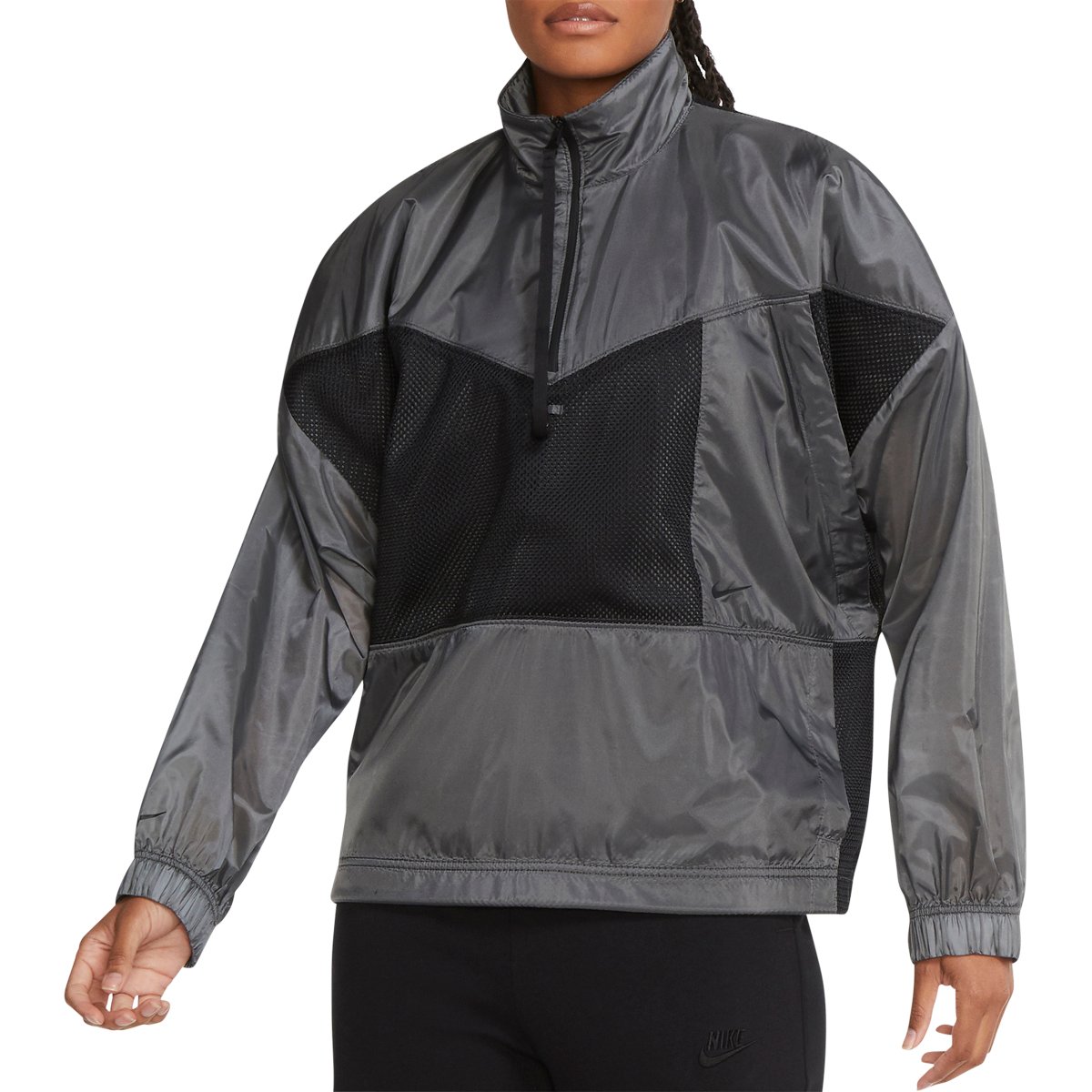 Womens NSW Tech Jacket Black/ Grey | SUBTYPE