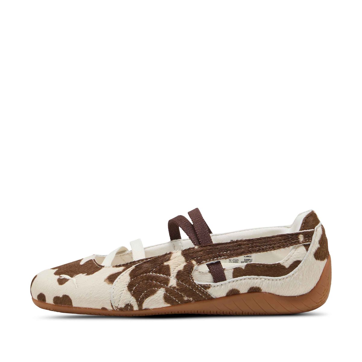 Women's Speedcat Ballet Cow Chocolate Brown-Warm White | SUBTYPE