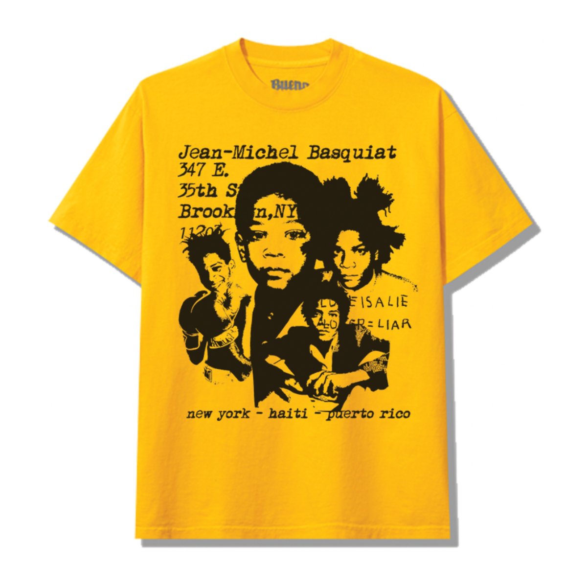 Basquiat T-Shirt Yellow | SUBTYPE