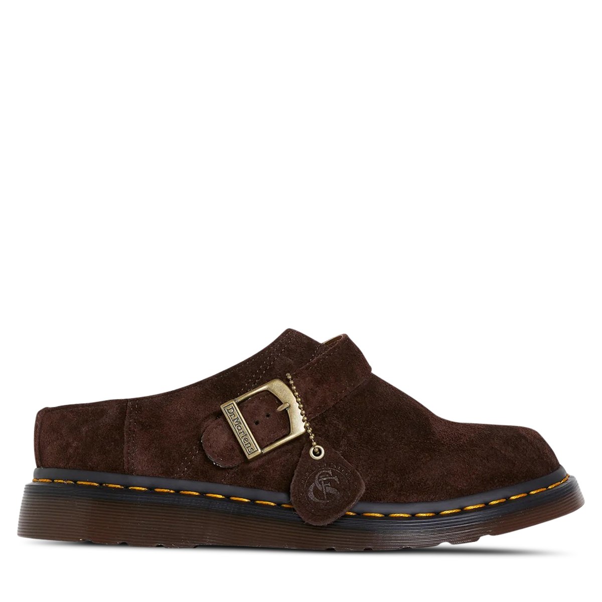 Isham Buckle Mule Dark Brown Desert Oasis Suede | SUBTYPE