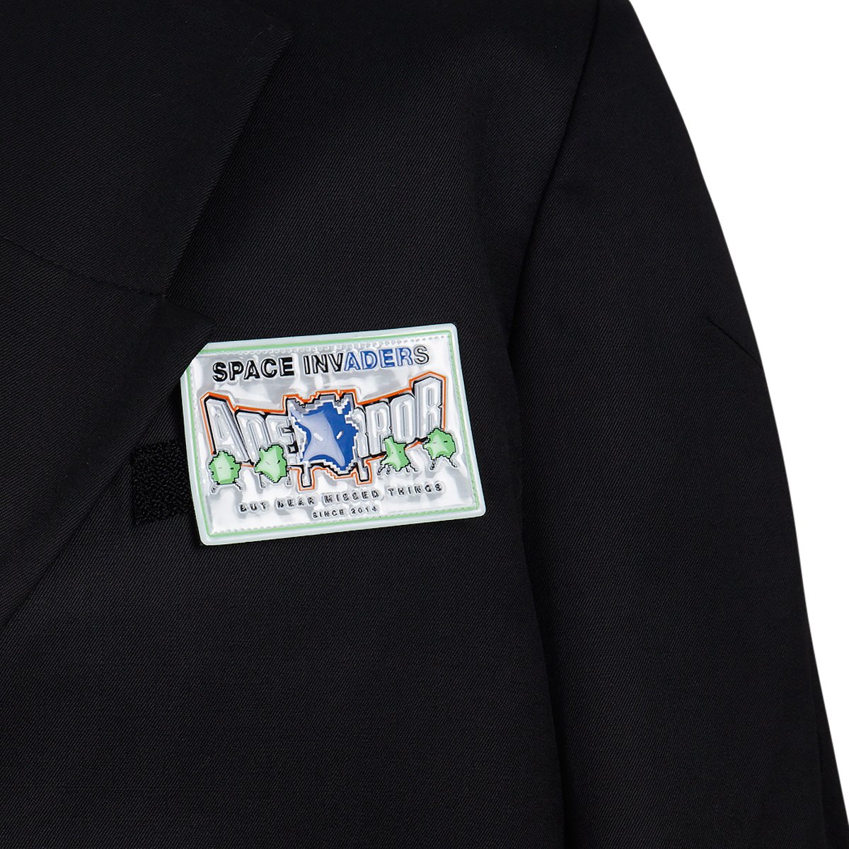 Lenticular-Patch Coat Black | SUBTYPE