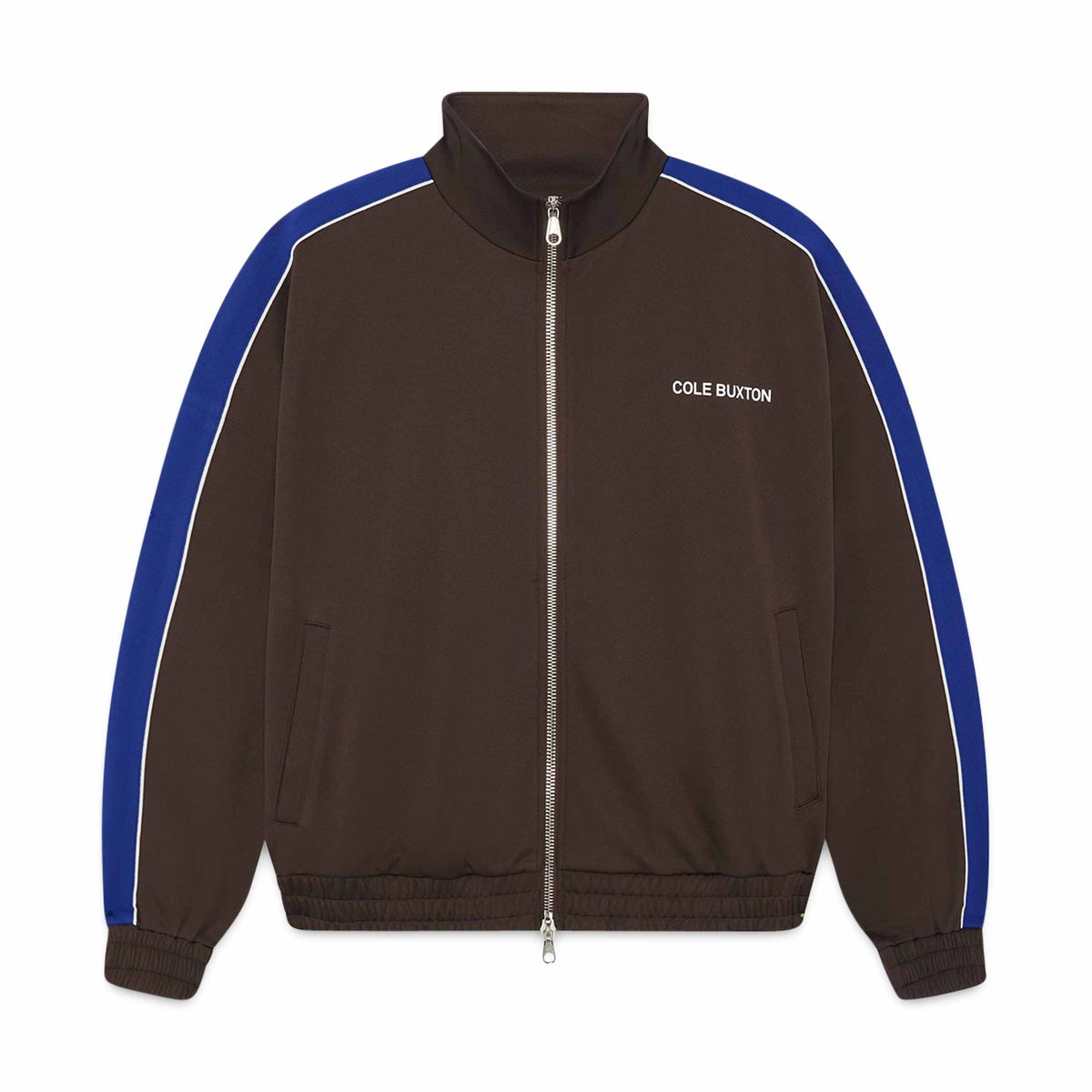 Contrast Tape Track Jacket Brown/Blue | SUBTYPE