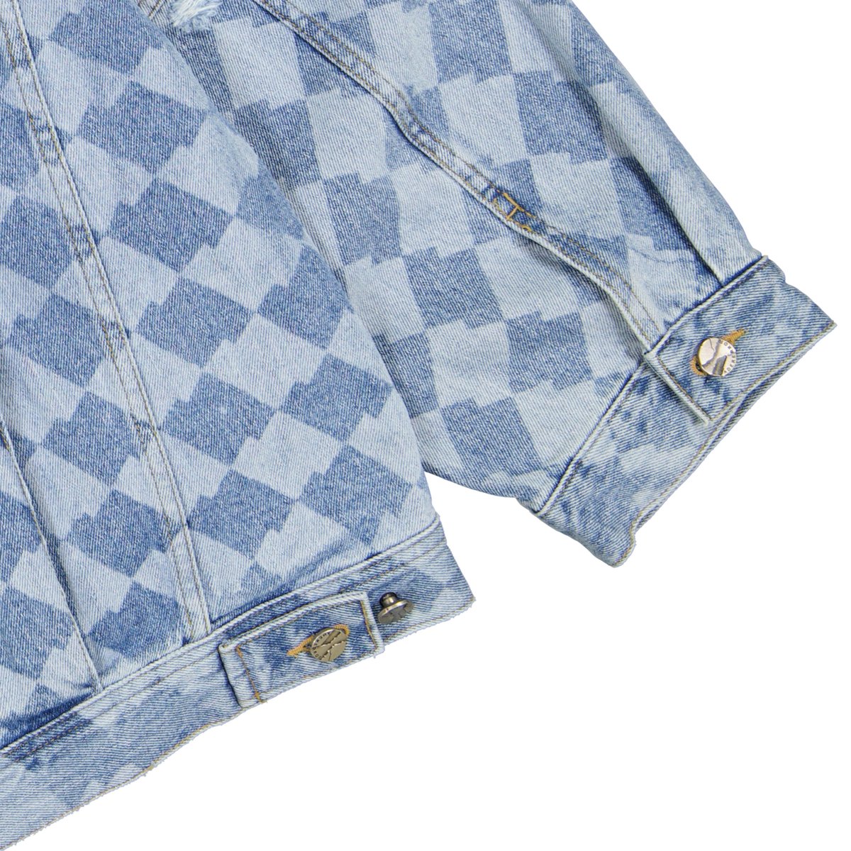 Check Denim Jacket Blue | SUBTYPE