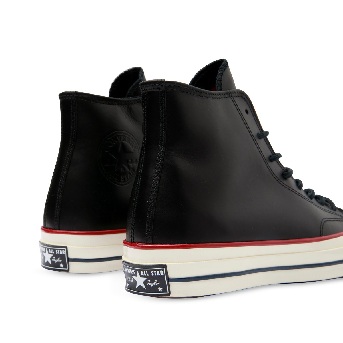 Black Leather Chuck 70 Hi Black | SUBTYPE