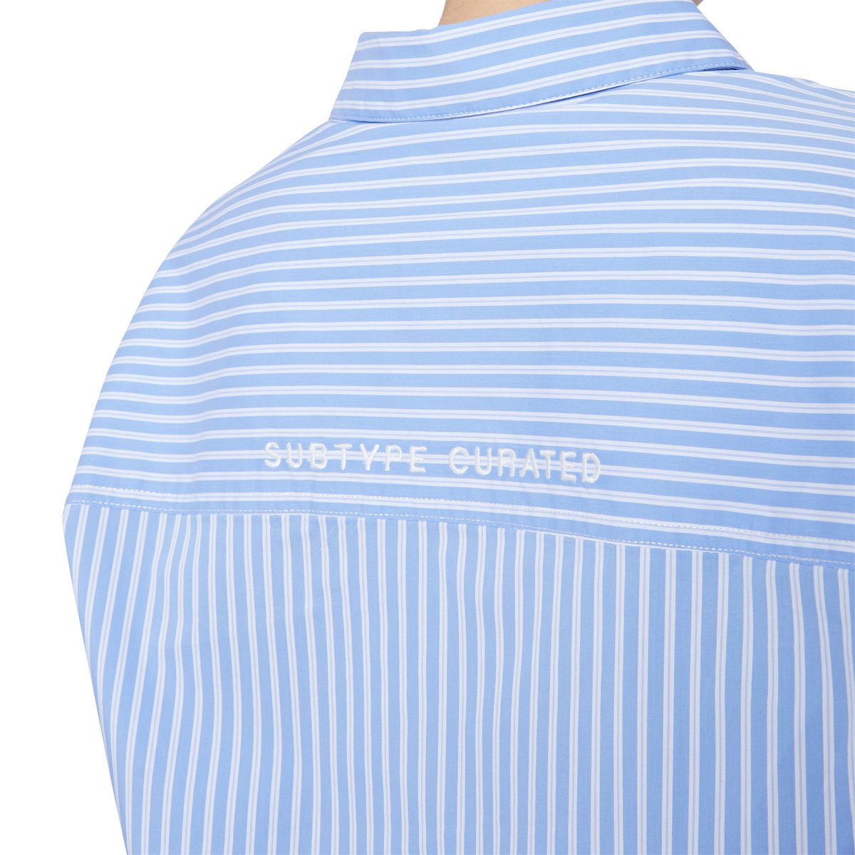 SUBTYPE Curated Pocket Stripe Shirt Blue | SUBTYPE