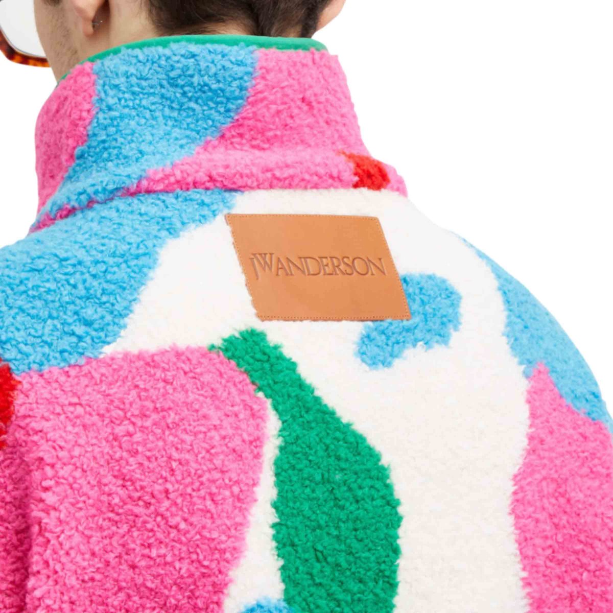 Graphic Fleece Jacket Pink/Multi | SUBTYPE