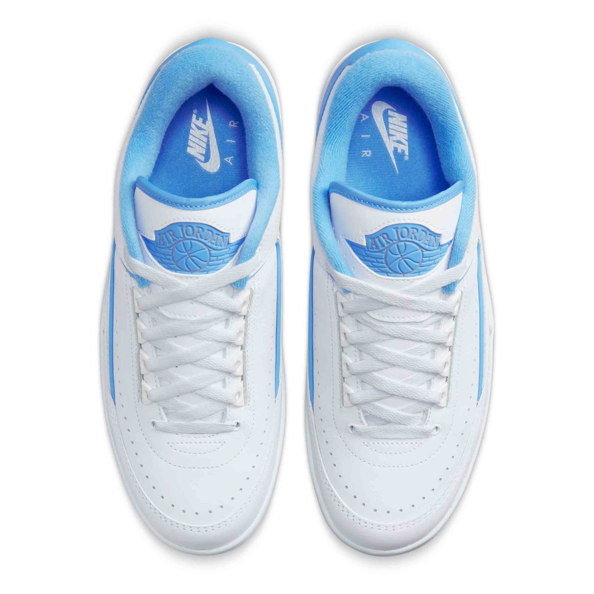 AIR JORDAN 2 RETRO LOW 'UNIVERSITY BLUE' White/University Blue-Cement ...