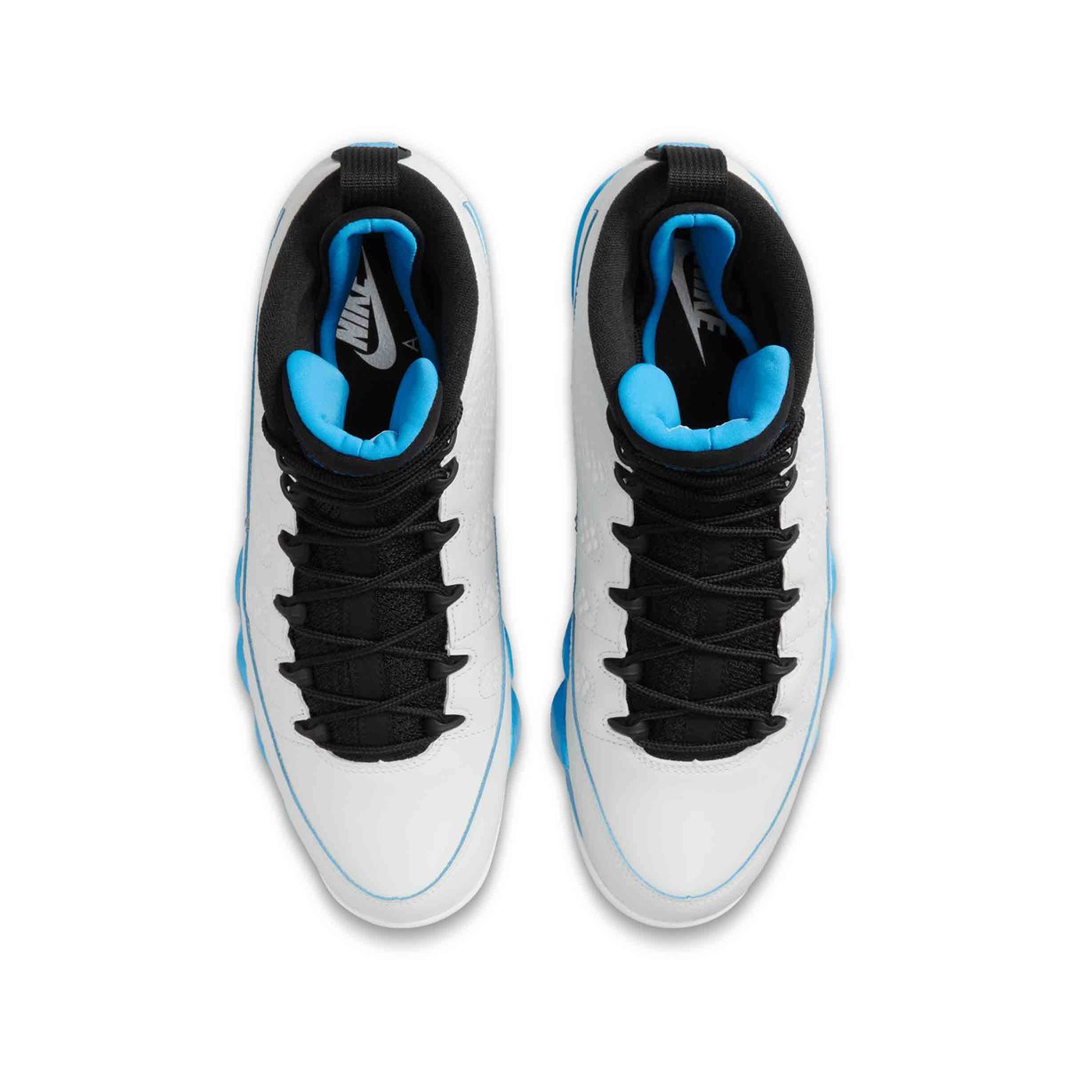 AIR JORDAN 9 RETRO 'POWDER BLUE' Summit White/Black-Dk Powder Blue ...