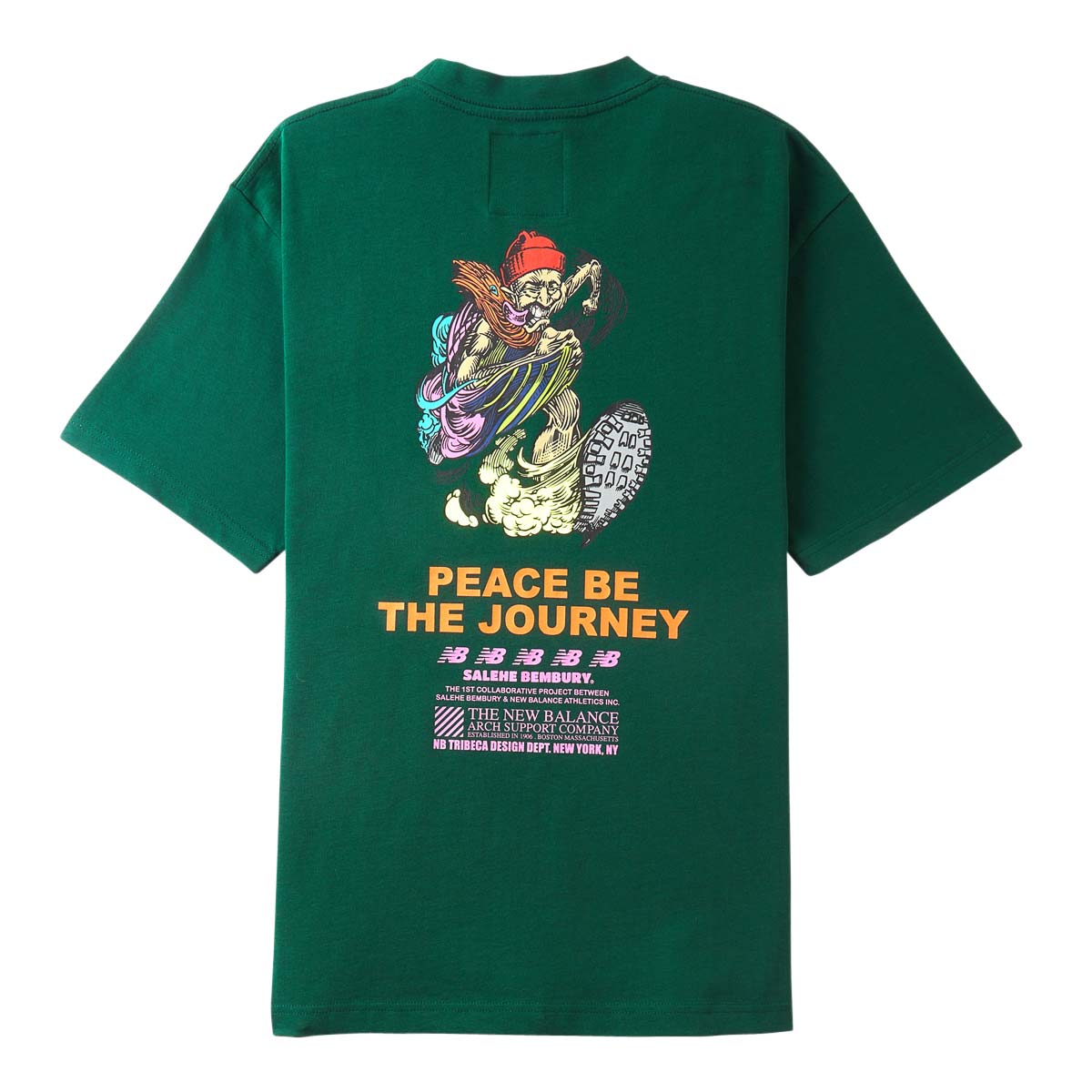 New Balance x Salehe Bembury Yurt T-Shirt Nightwatch Green | SUBTYPE