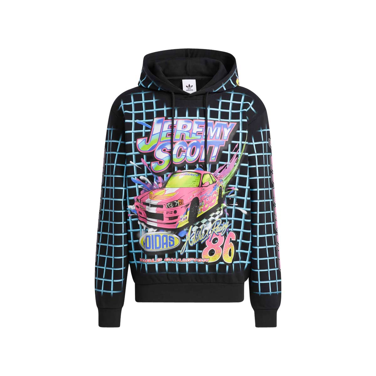 adidas x Jeremy Scott Rally Hoodie Black | SUBTYPE