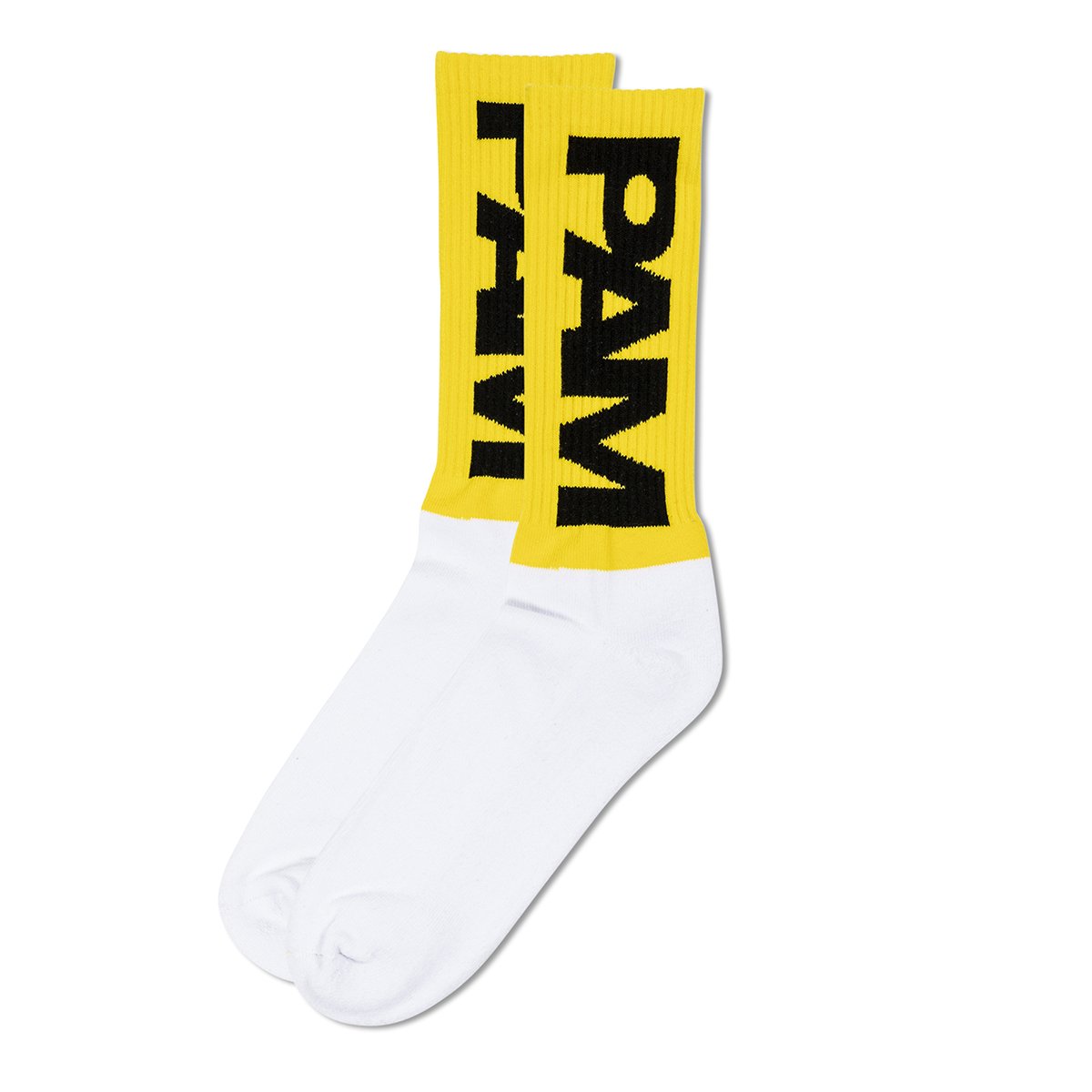 P.A.M Sport Sock Yellow/White | SUBTYPE