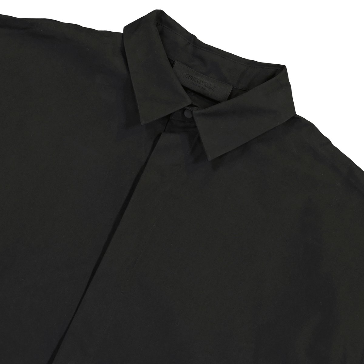 ESSENTIALS BUTTON DOWN SHIRT Black | SUBTYPE