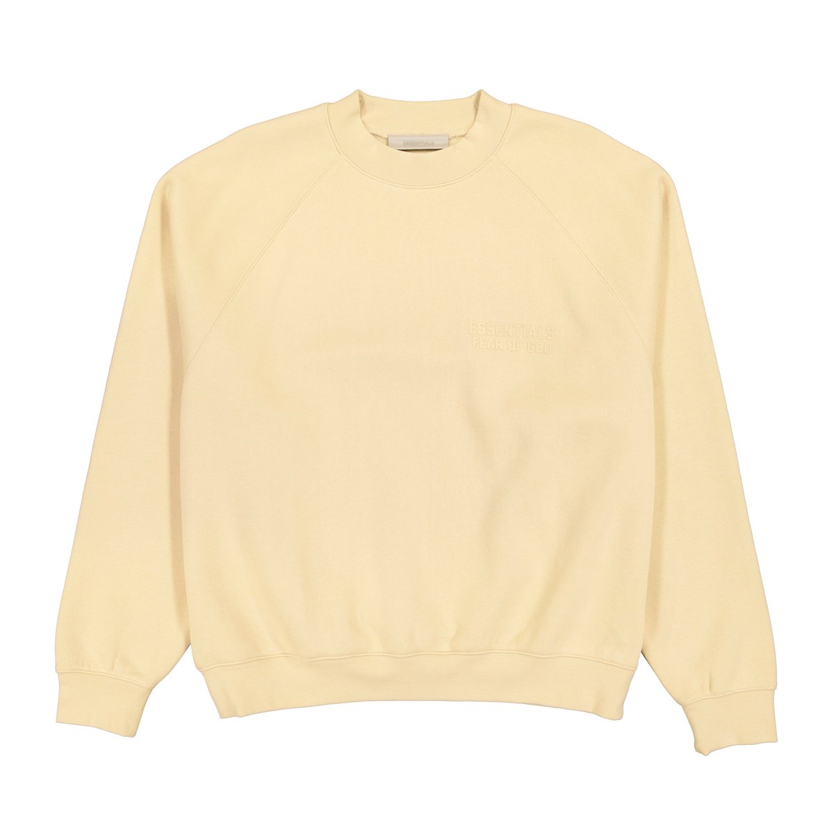 ESSENTIALS CREWNECK SWEATSHIRT SAND SAND | SUBTYPE