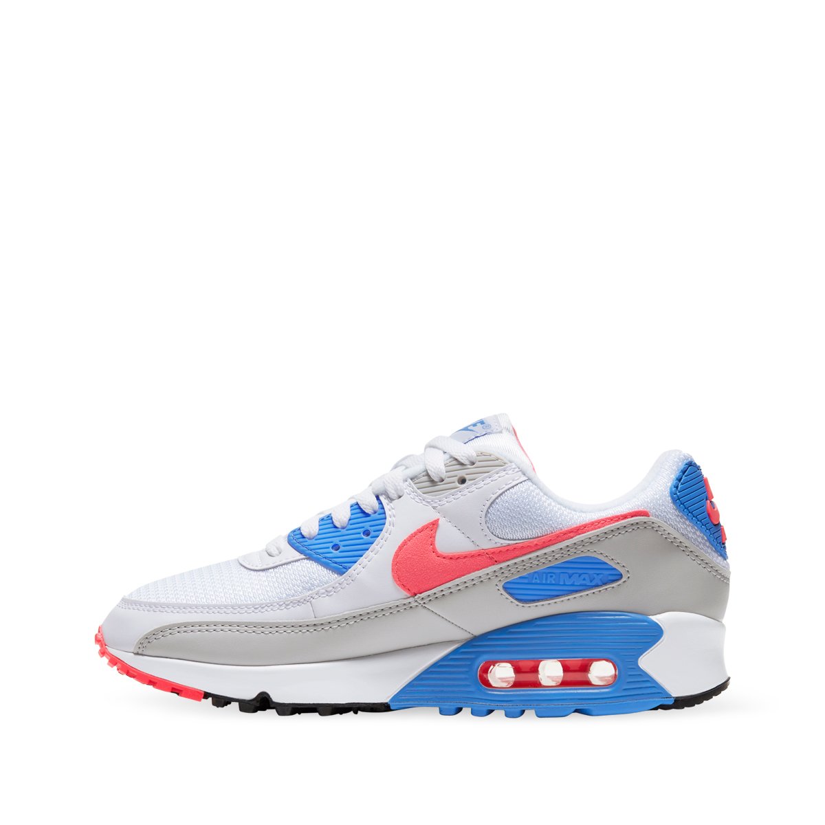 Womens Air Max 3 White/Blue Crystal/Grey Fog/Hot Coral | SUBTYPE