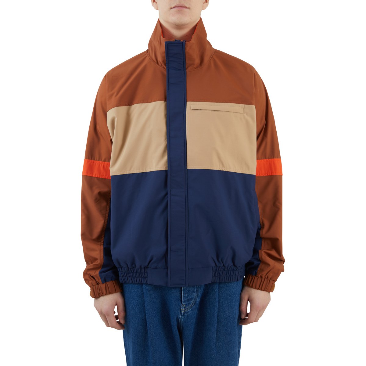 Color Block Striped Jacket Multi | SUBTYPE