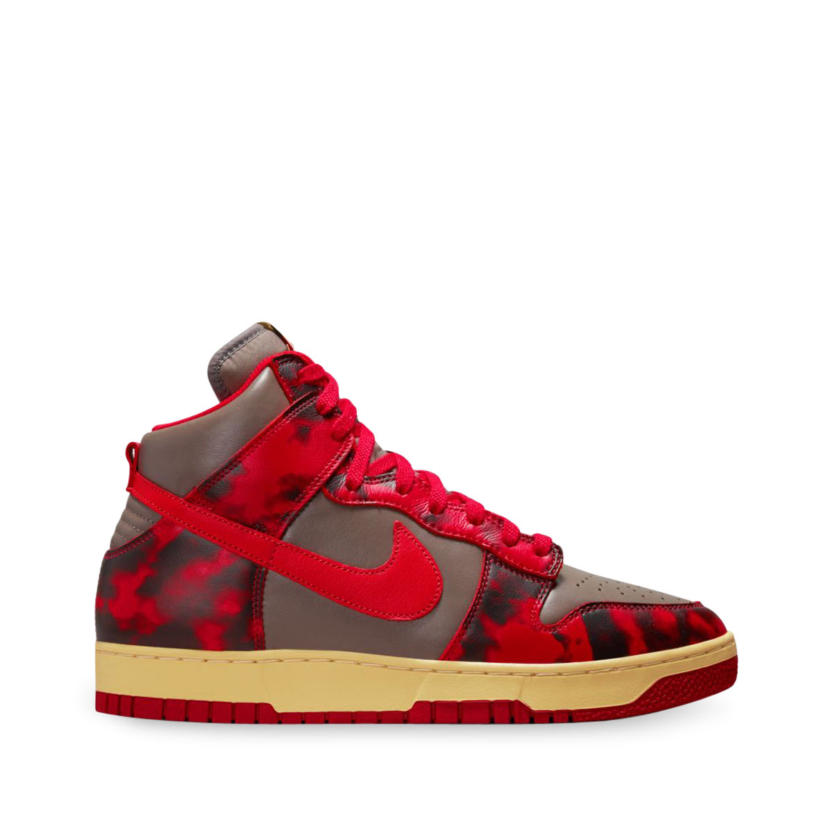 Dunk High 1985 SP "Red Acid Wash" University Red/Chile Red-Cave Stone ...