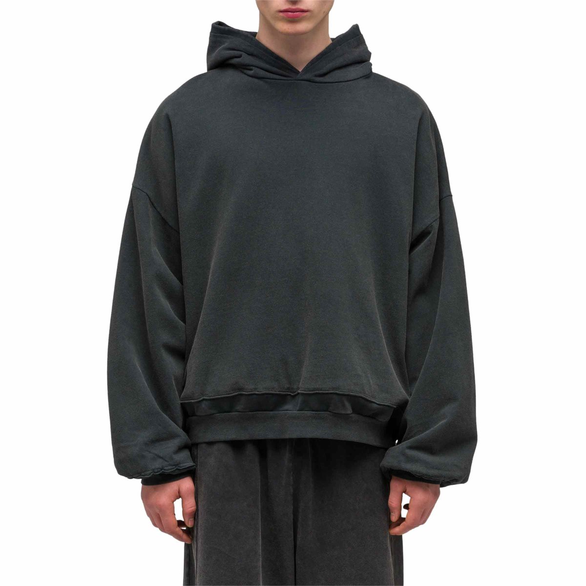Psychic Layered Bubble Hoodie Faded Black | SUBTYPE