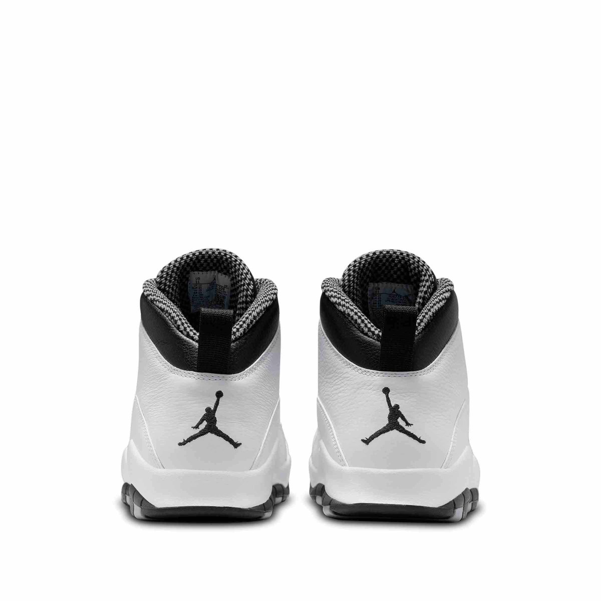Air Jordan 10 Retro "Steel" White/Black-Lt Steel Grey-Dk Powder Blue ...