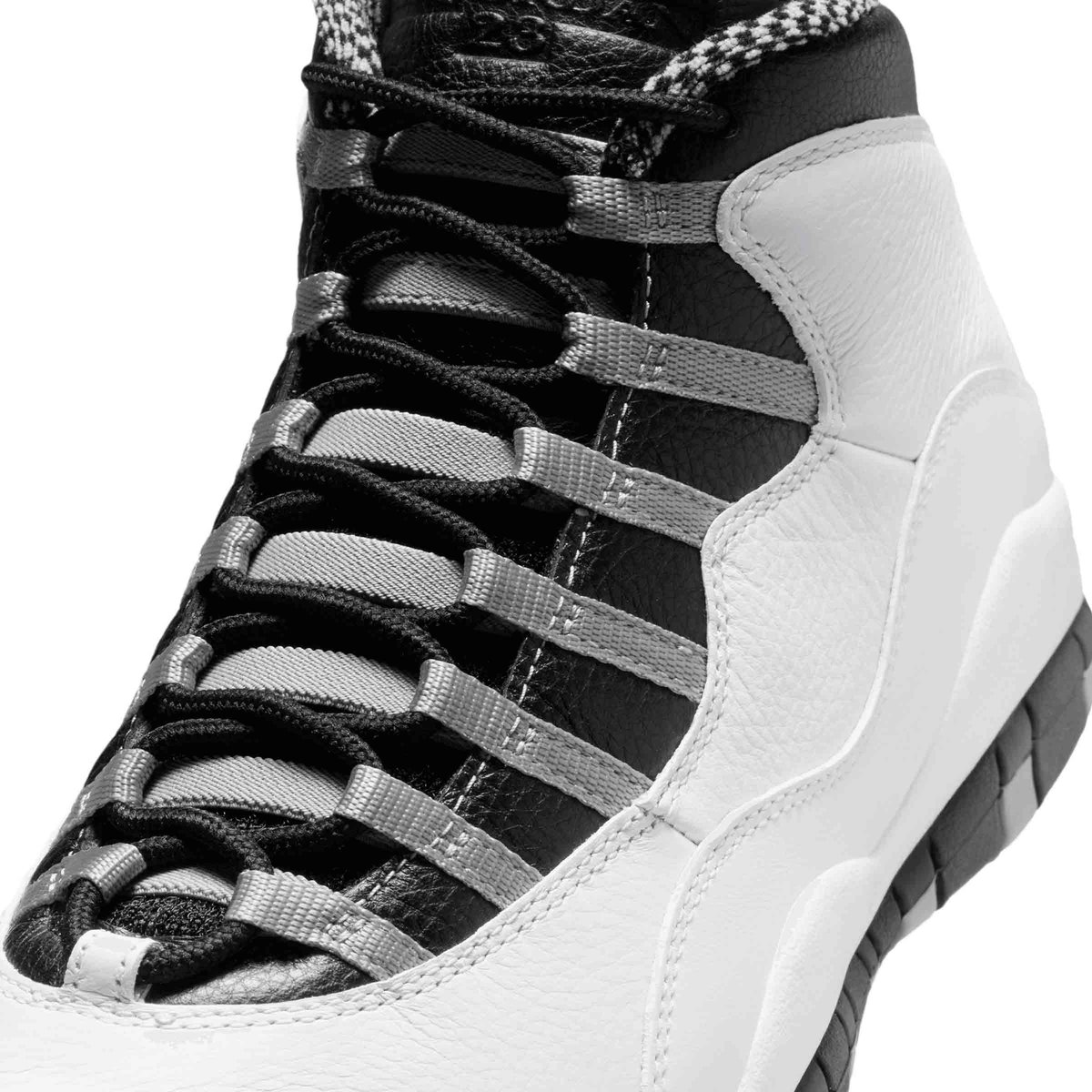 Air Jordan 10 Retro "Steel" White/Black-Lt Steel Grey-Dk Powder Blue | SUBTYPE