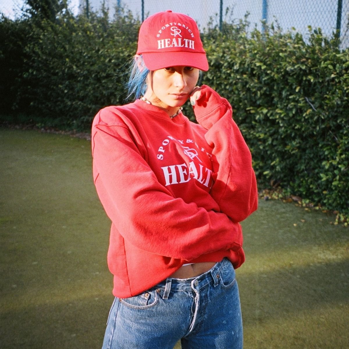 Ball Game Crewneck Sports Red/Cream | SUBTYPE