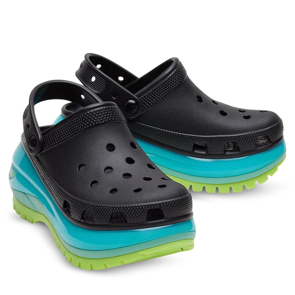 Mega Crush Clog Black/Multi | SUBTYPE