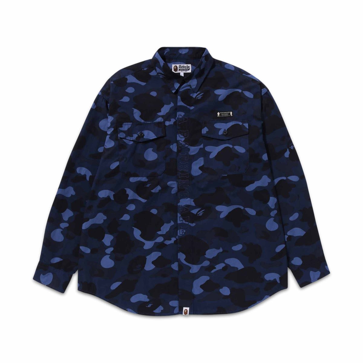 Color Camo CPO Shirt Navy | SUBTYPE