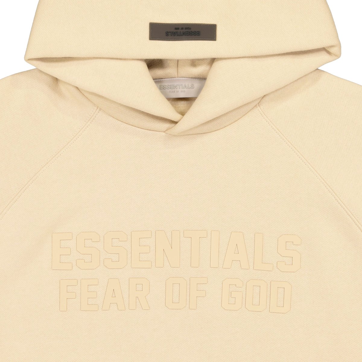 ESSENTIALS HOODIE SAND SAND | SUBTYPE