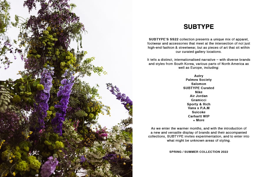 Spring/Summer 22 | SUBTYPE
