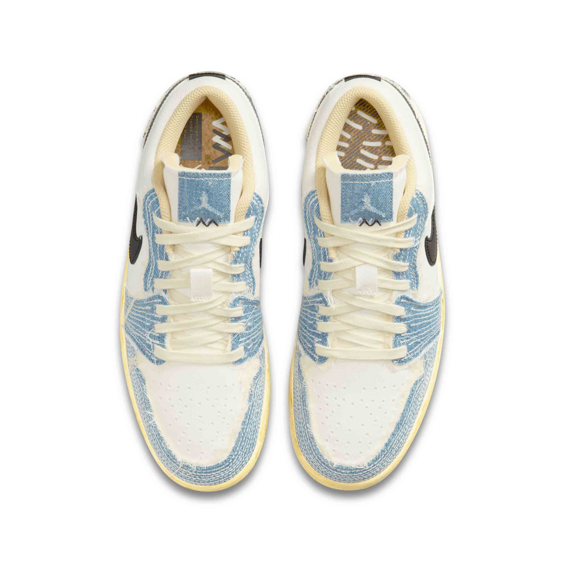AIR JORDAN 1 'SASHIKO' Ashen Slate/Black-Pale Ivory-Sesame | SUBTYPE