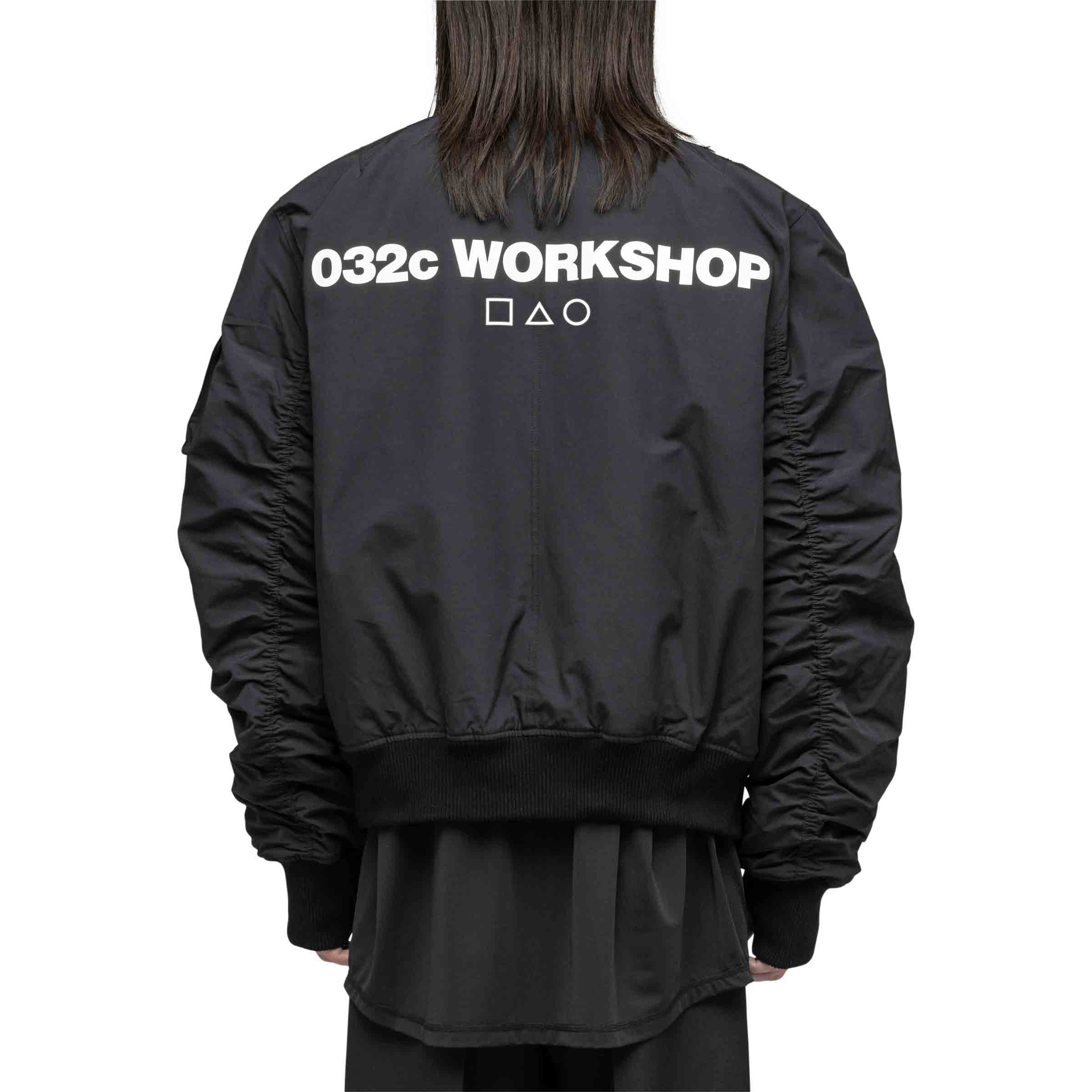 032c Classic Bomber Jacket Black | SUBTYPE