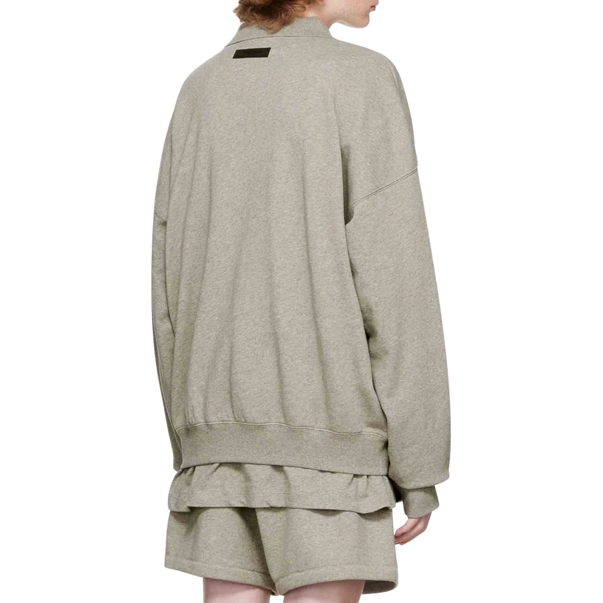 Essentials Long Sleeve Polo Grey | SUBTYPE