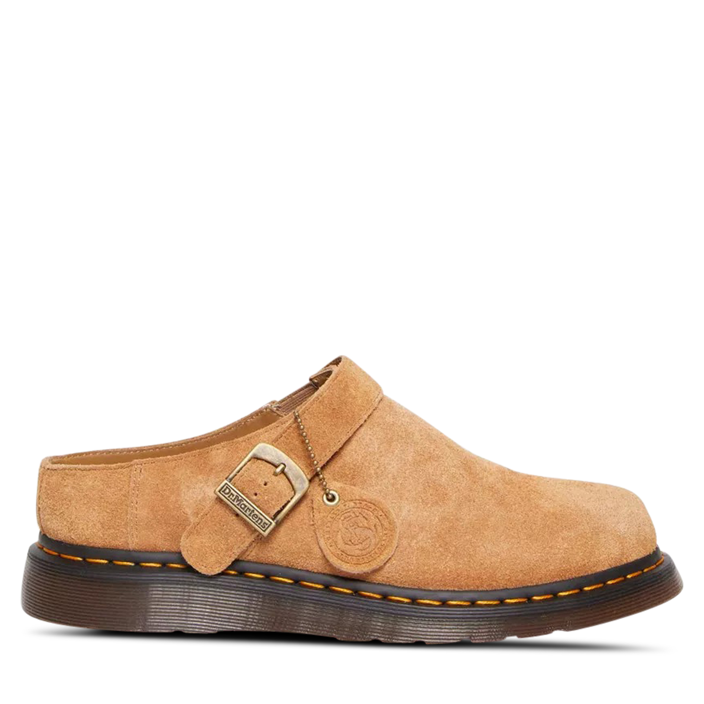 Isham Buckle Mule Sandy Tan Desert Oasis Suede | SUBTYPE