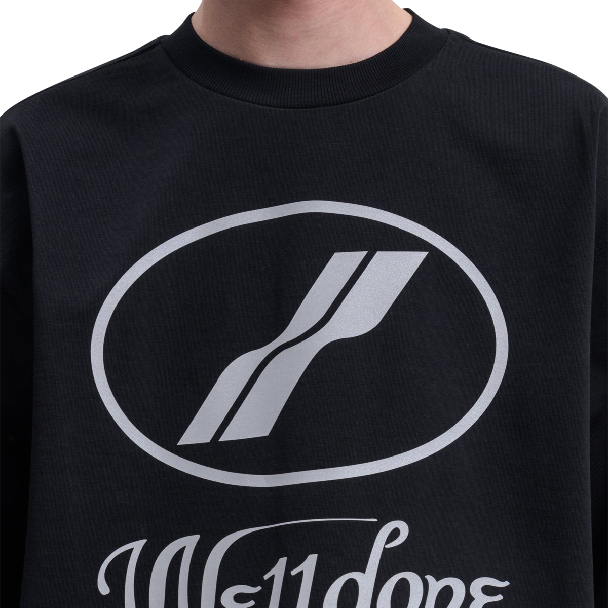 Reflective Logo T-Shirt Black | SUBTYPE