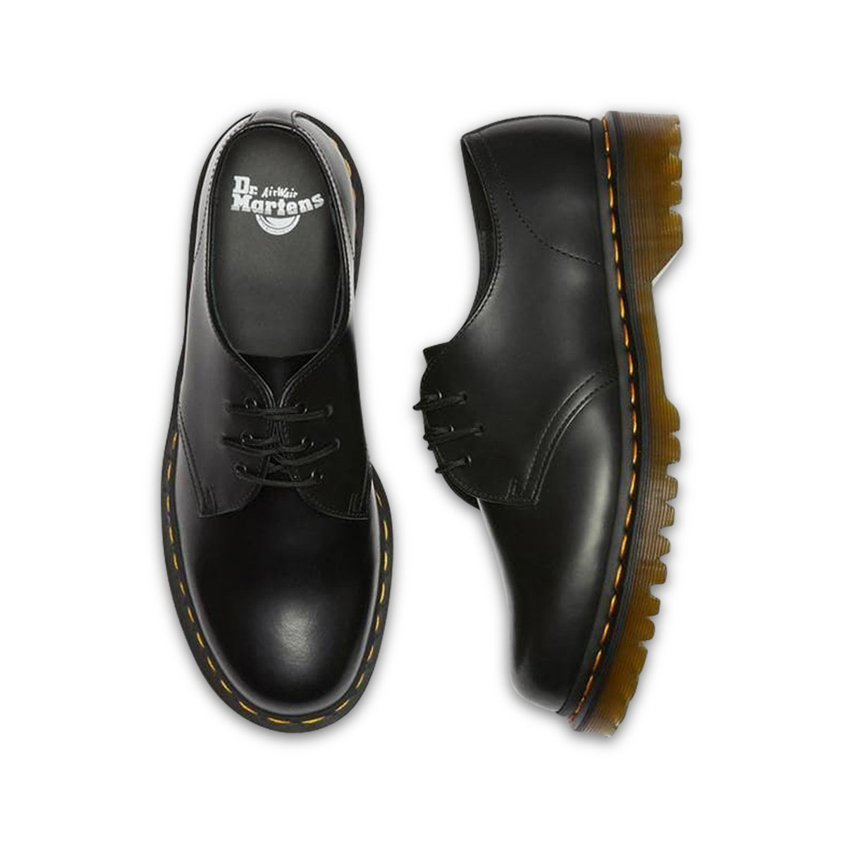 Dr. Martens 1461 Extreme Lace Polished Smooth Black | SUBTYPE