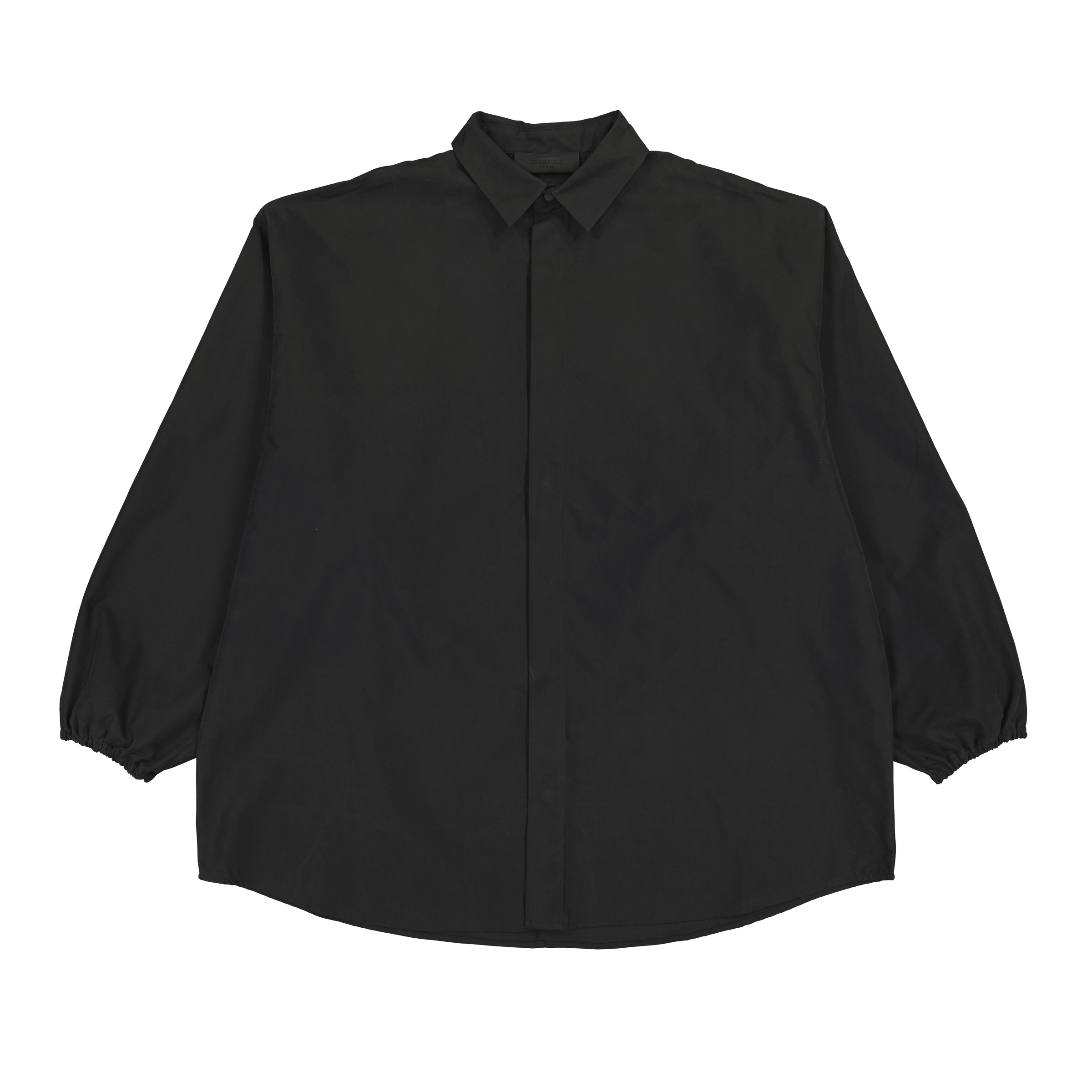 ESSENTIALS BUTTON DOWN SHIRT Black | SUBTYPE