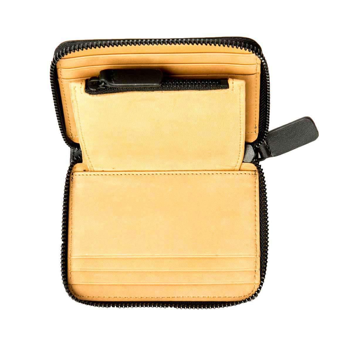 Zip Coin Case 000 - Black Leather | SUBTYPE