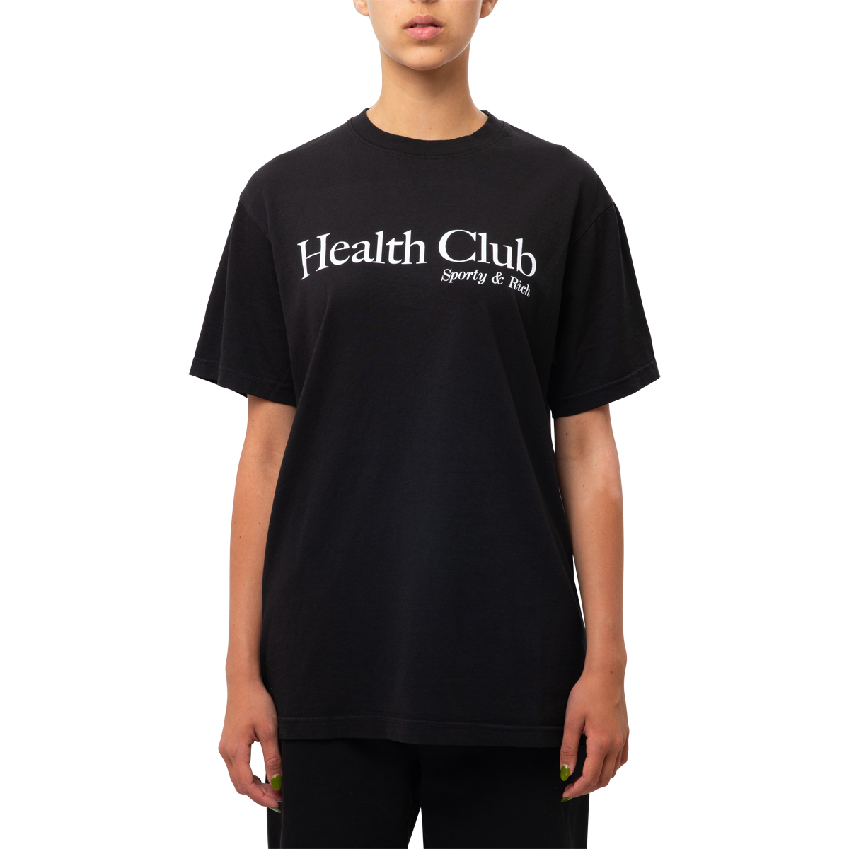 Health Club T-Shirt Black/ White | SUBTYPE