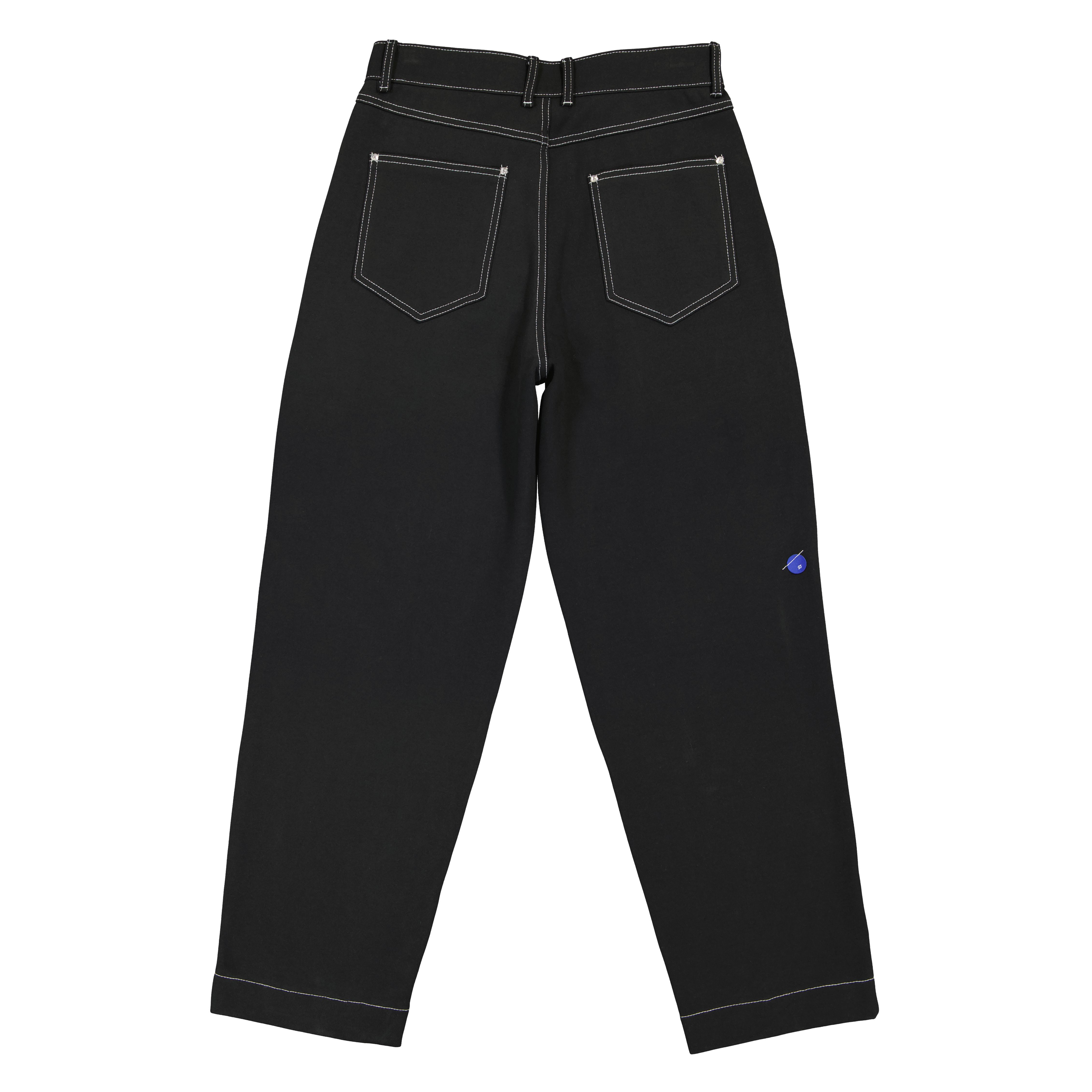 Semi Oversized Pants Black | SUBTYPE