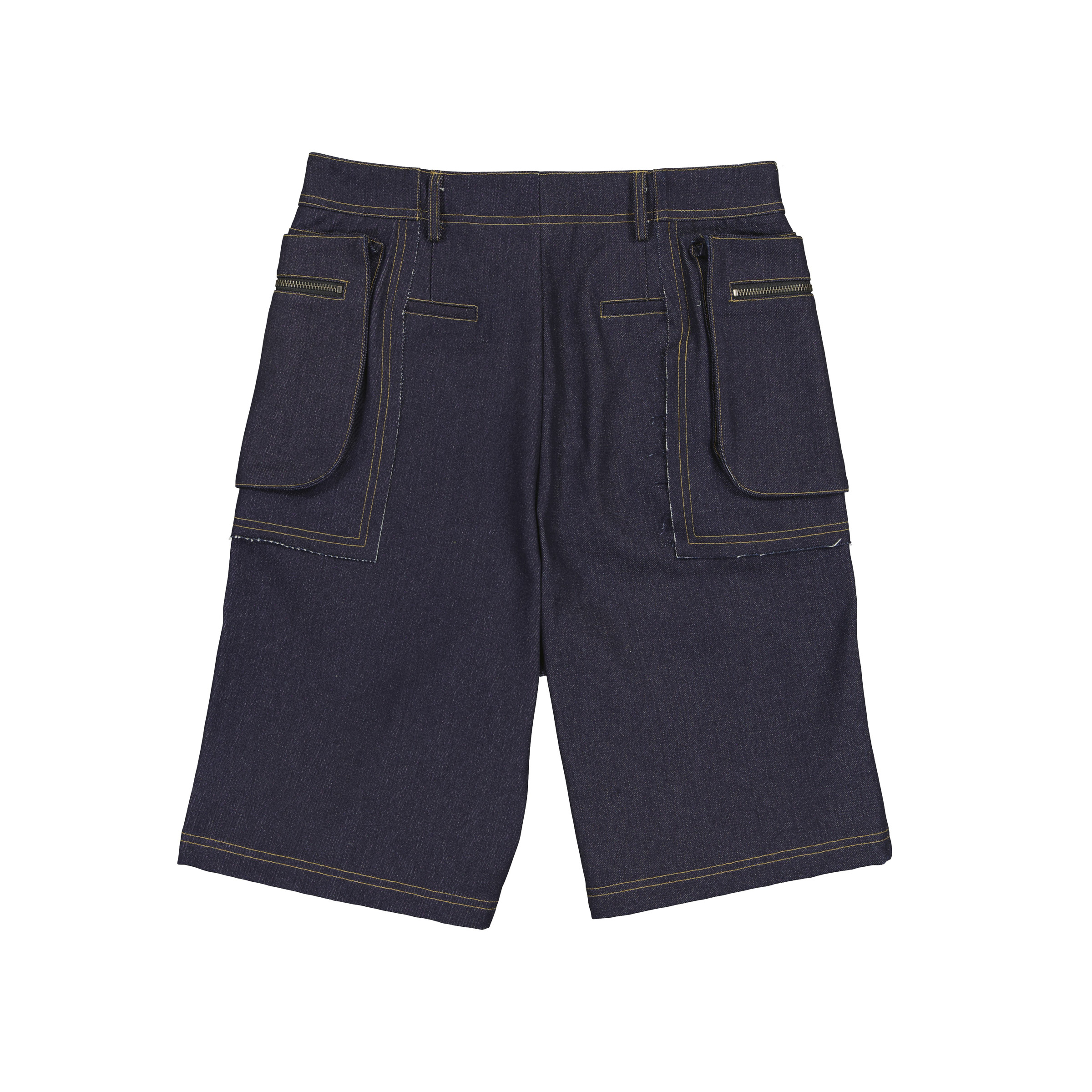 Raw Edge Cargo Denim Shorts Indigo | SUBTYPE